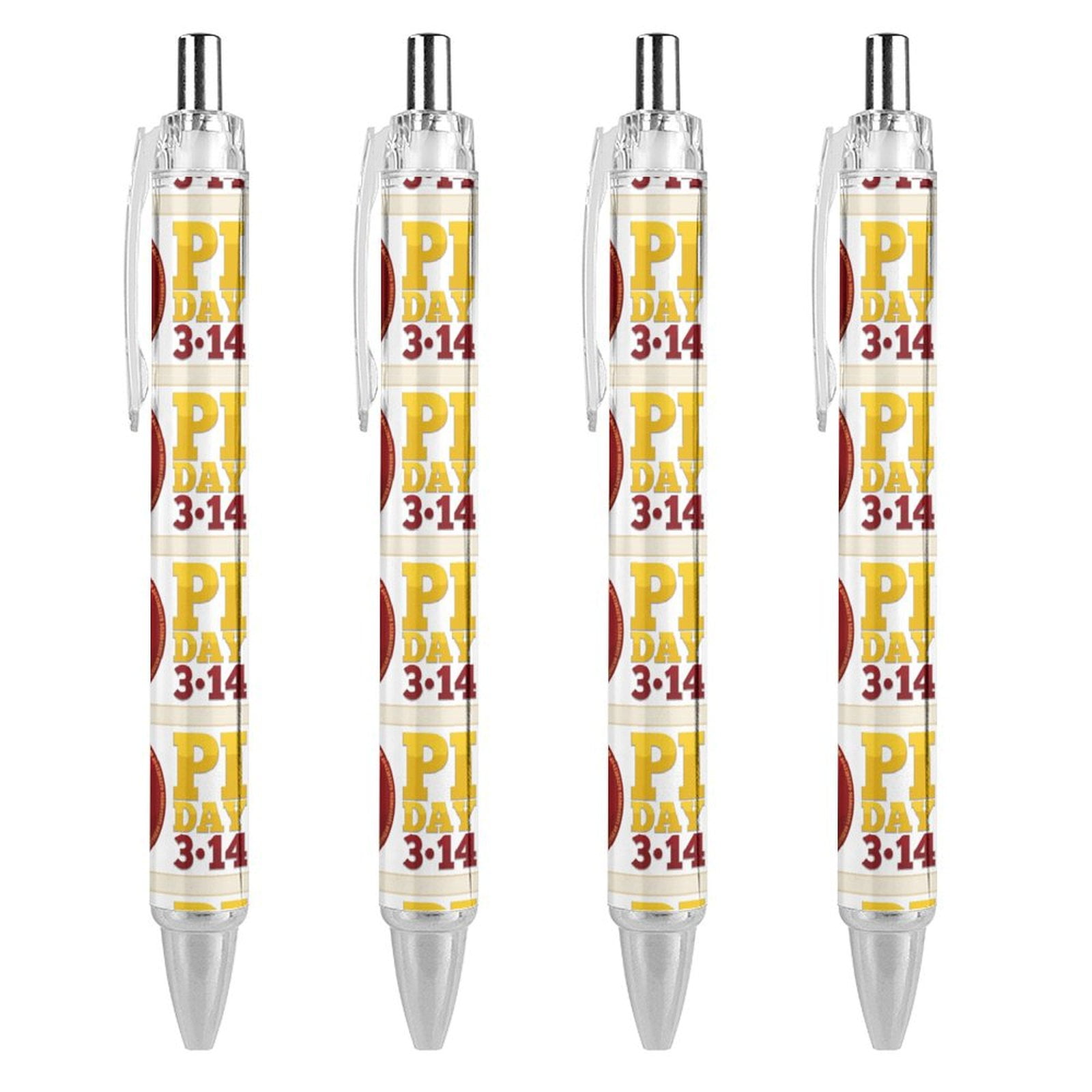 Funny Pi Day Spiral Pi Math 3.14 Ballpoint Pen Retractable Pens Black ...