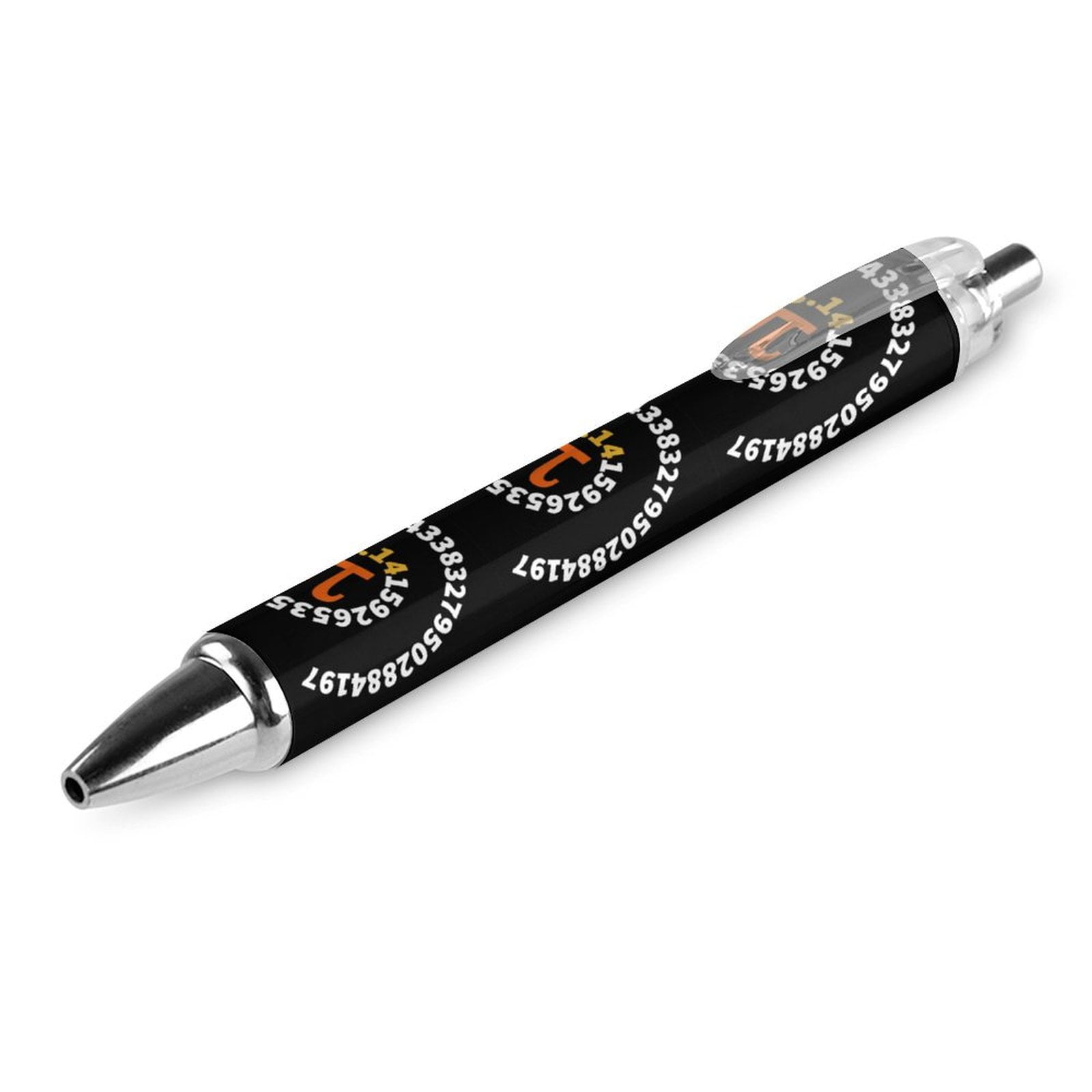 Funny Pi Day Spiral Pi Math 3.14 Ballpoint Pen Retractable Pens Black ...