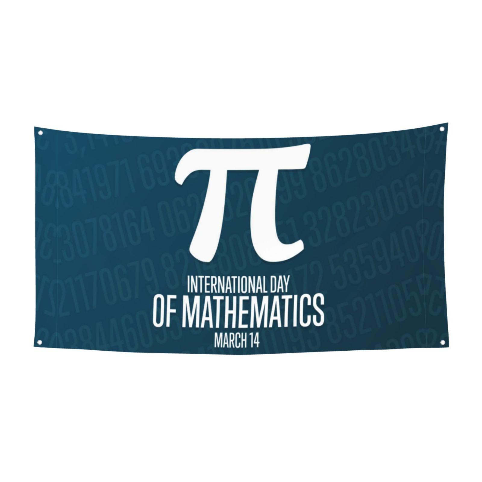 Funny Pi Day Spiral Pi Math 3.14 Banner Backdrop Flag Photography ...