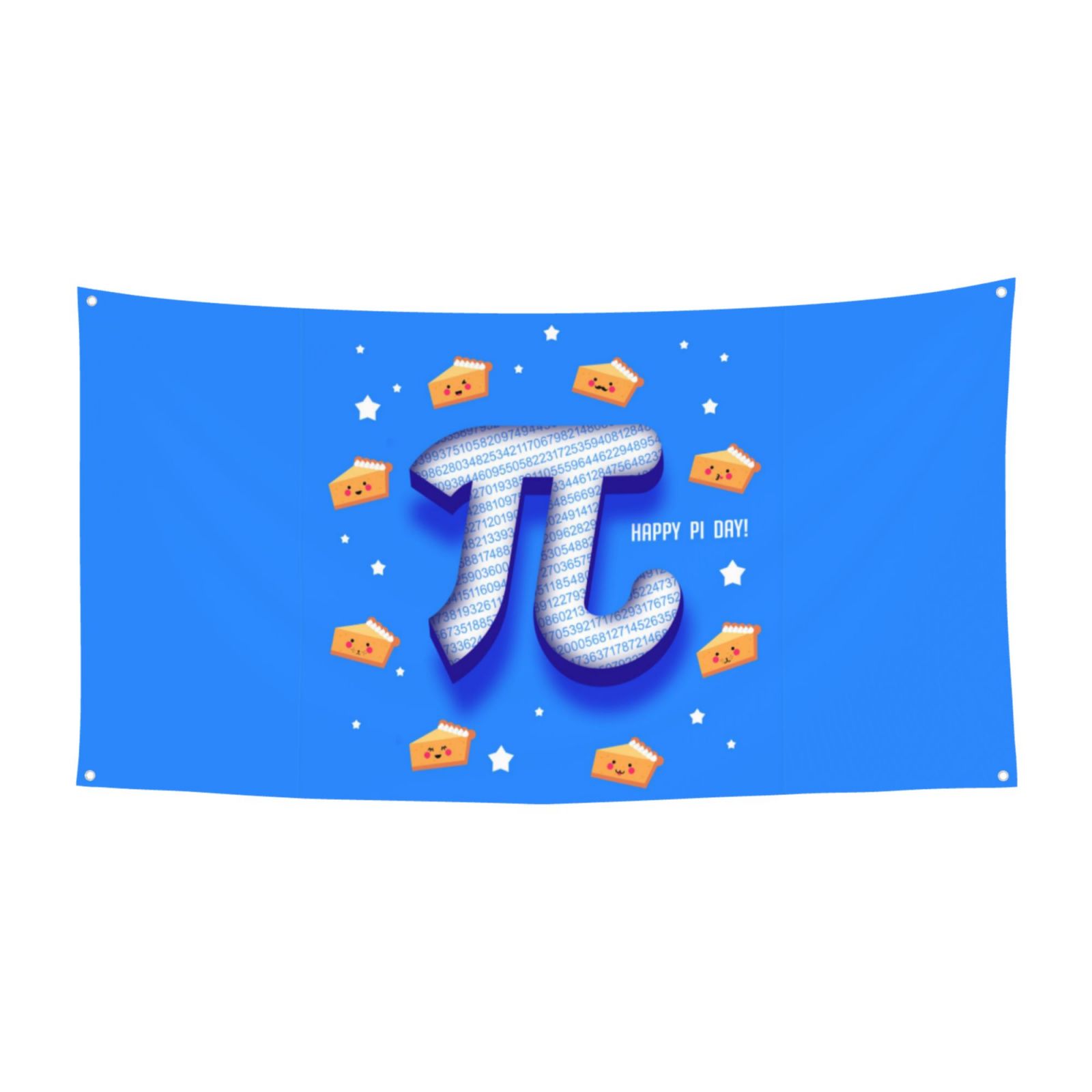 Funny Pi Day Spiral Pi Math 3.14 Banner Backdrop Flag Photography ...