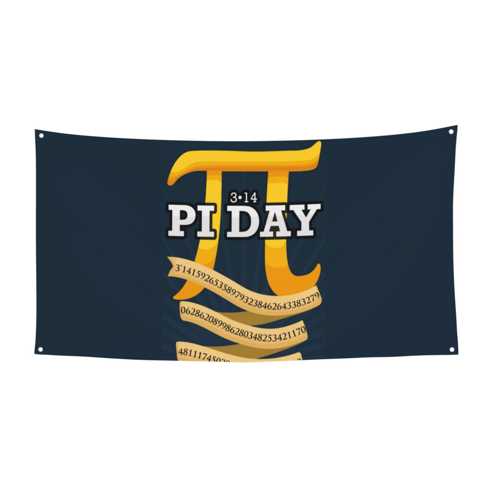 Funny Pi Day Spiral Pi Math 3.14 Banner Backdrop Flag Photography ...