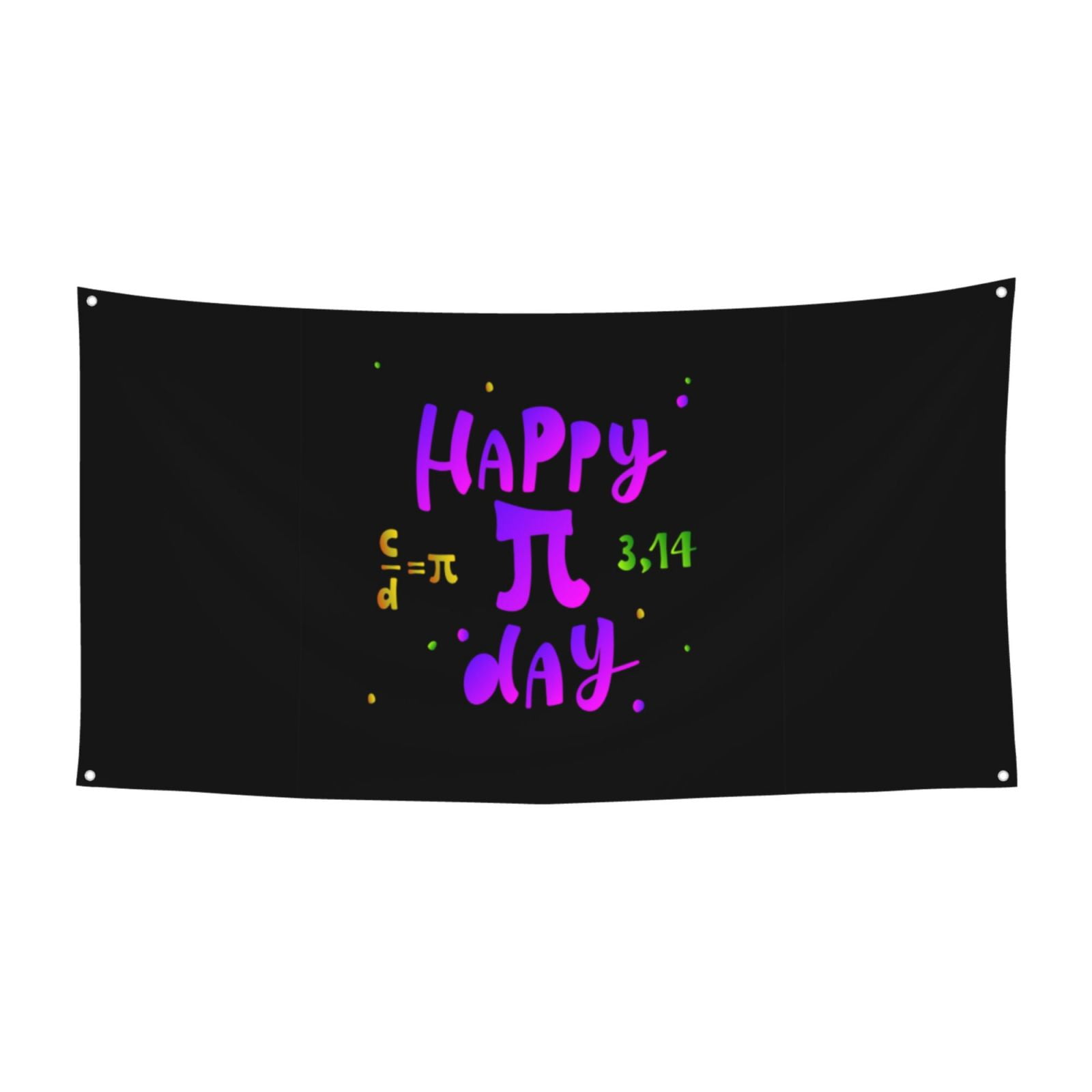 Funny Pi Day Spiral Pi Math 3.14 Banner Backdrop Flag Photography ...