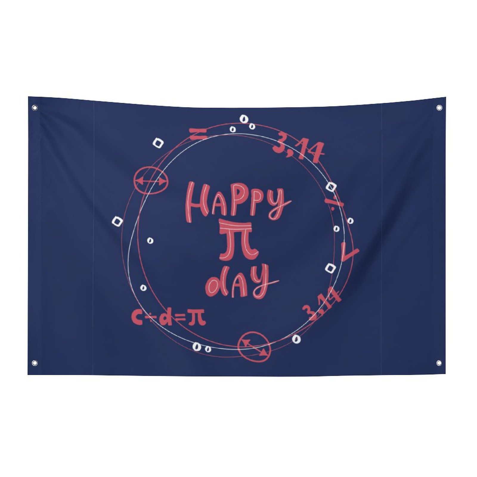 Funny Pi Day Spiral Pi Math 3.14 Banner Backdrop Large Banner ...