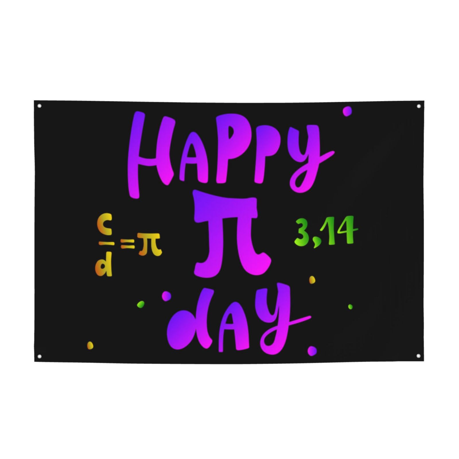 Funny Pi Day Spiral Pi Math 3.14 Banner Backdrop Porch Sign 47 x 71 ...