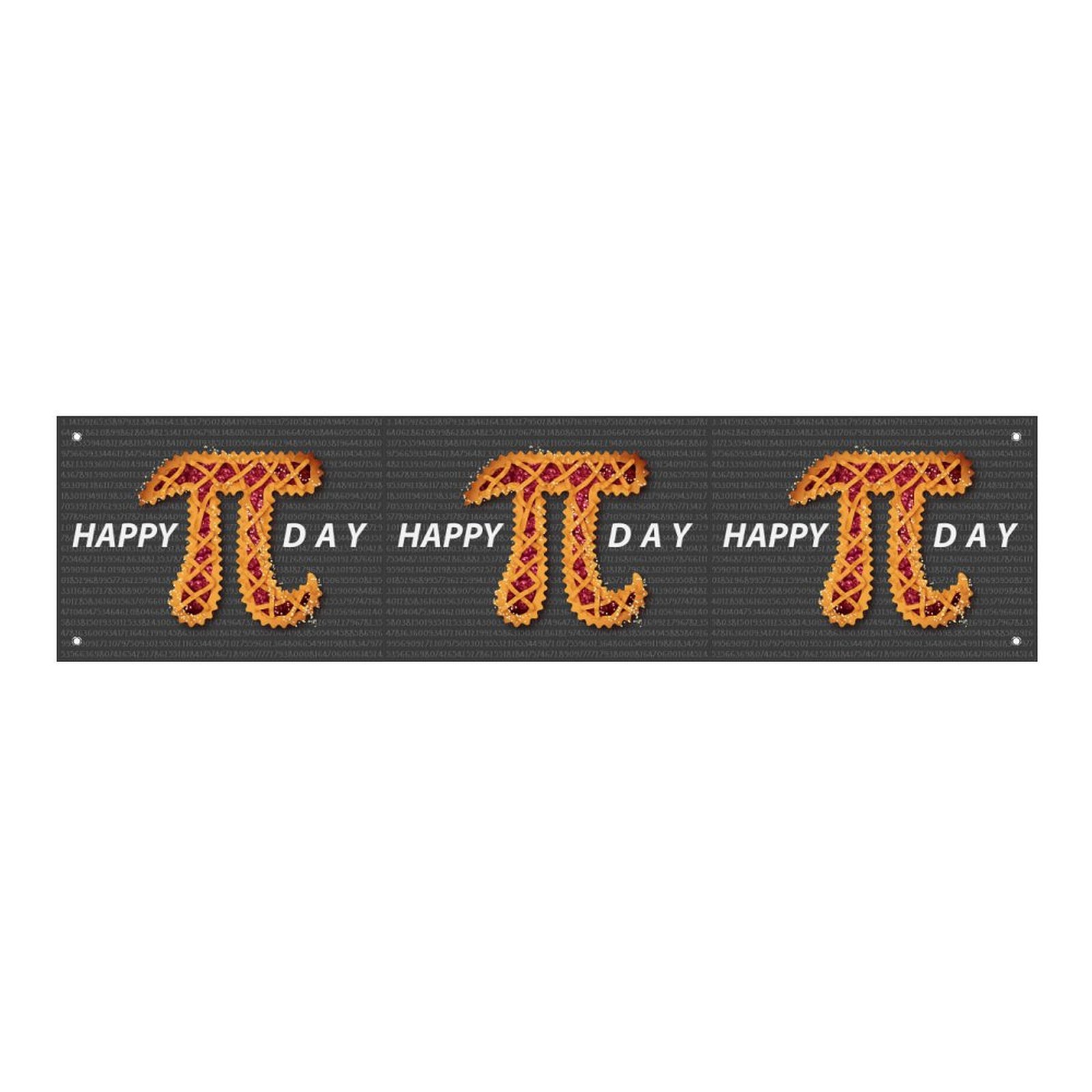 Funny Pi Day Spiral Pi Math 3.14 Banners Flag Hanging Backdrop Sign ...