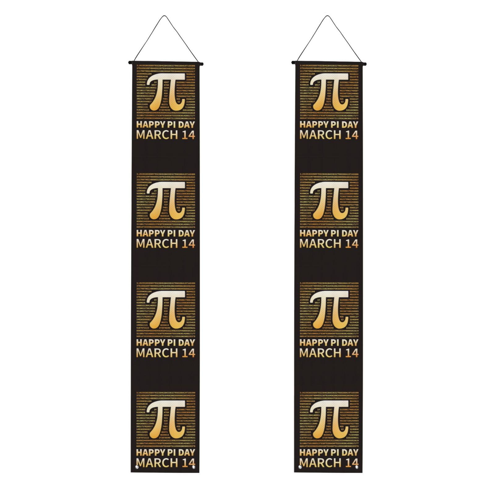 Funny Pi Day Spiral Pi Math 3.14 Door Banner Decor Porch Banner Party ...