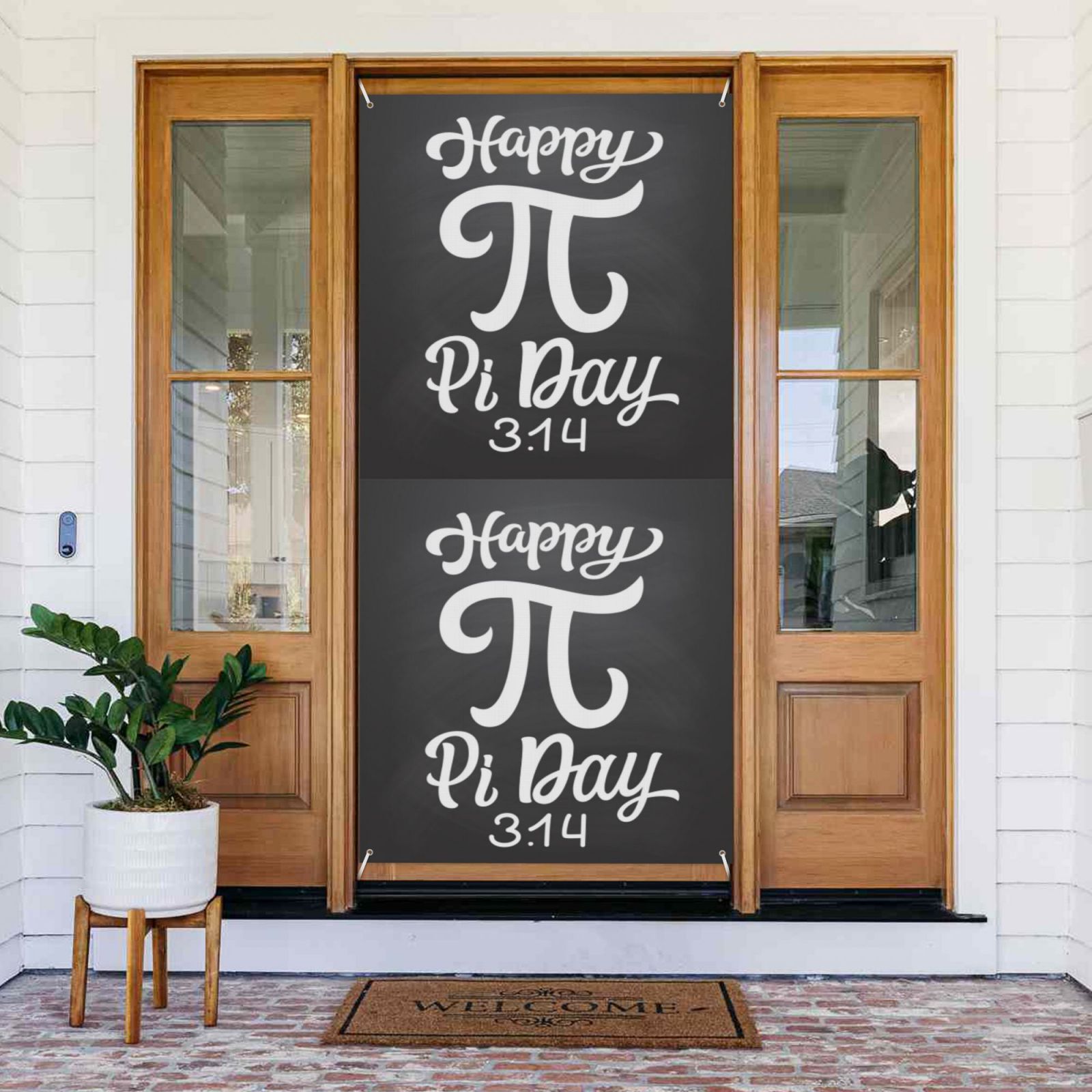 Funny Pi Day Spiral Pi Math 3.14 Door Cover Decoration Backdrop Banner ...
