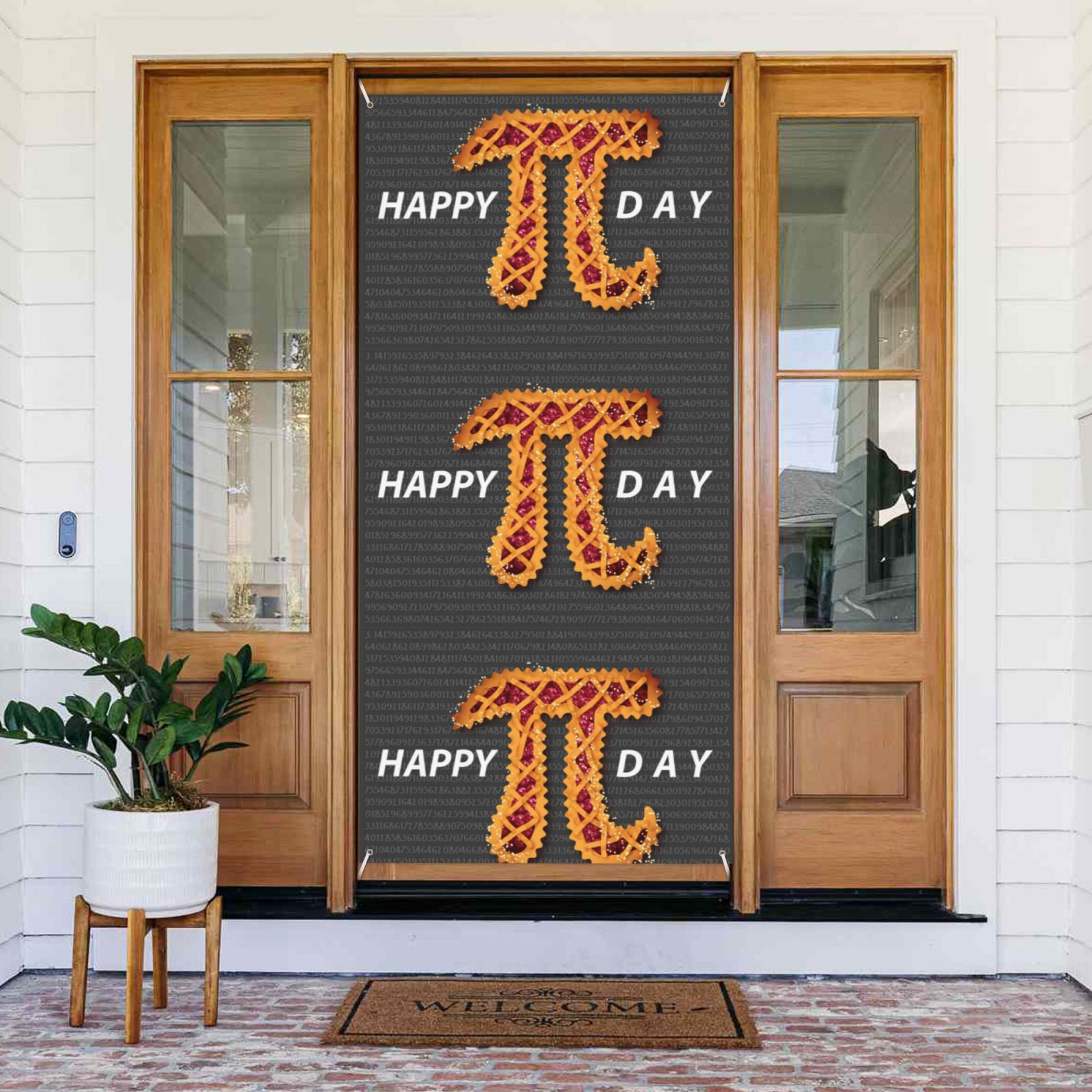 Funny Pi Day Spiral Pi Math 3.14 Door Cover Decoration Backdrop Banner ...