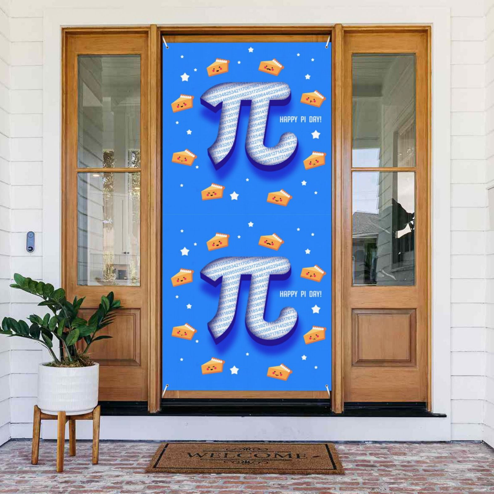 Funny Pi Day Spiral Pi Math 3.14 Door Cover Decoration Backdrop Banner ...