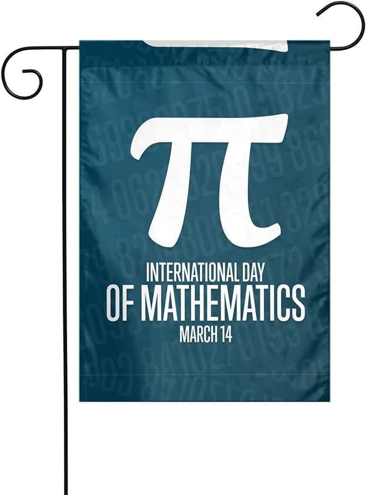 Funny Pi Day Spiral Pi Math 3.14 Garden Flag Perfect Decoration Yard ...