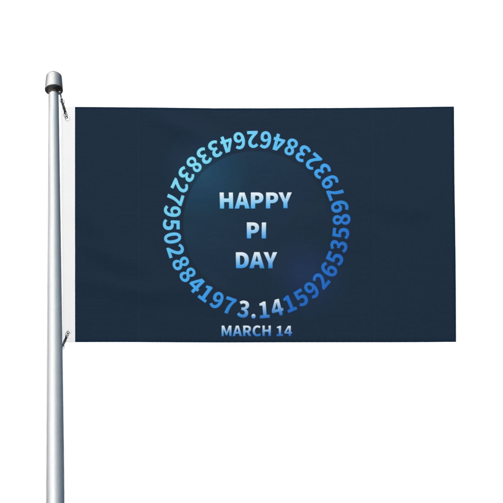 Funny Pi Day Spiral Pi Math 3.14 Garden Flags 3x5 Ft Decoration Double ...