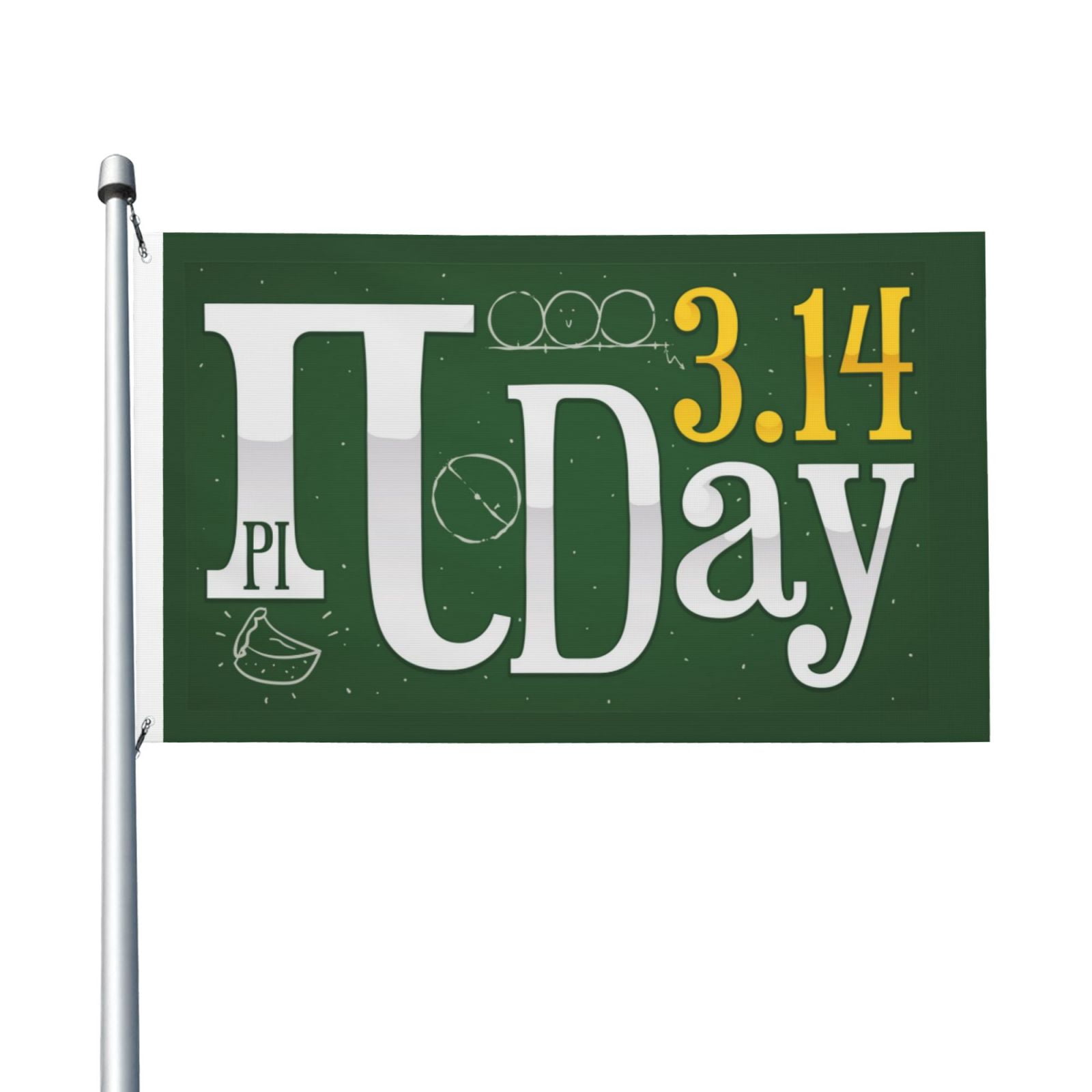 Funny Pi Day Spiral Pi Math 3.14 Garden Flags 3x5 Ft Decoration Double ...