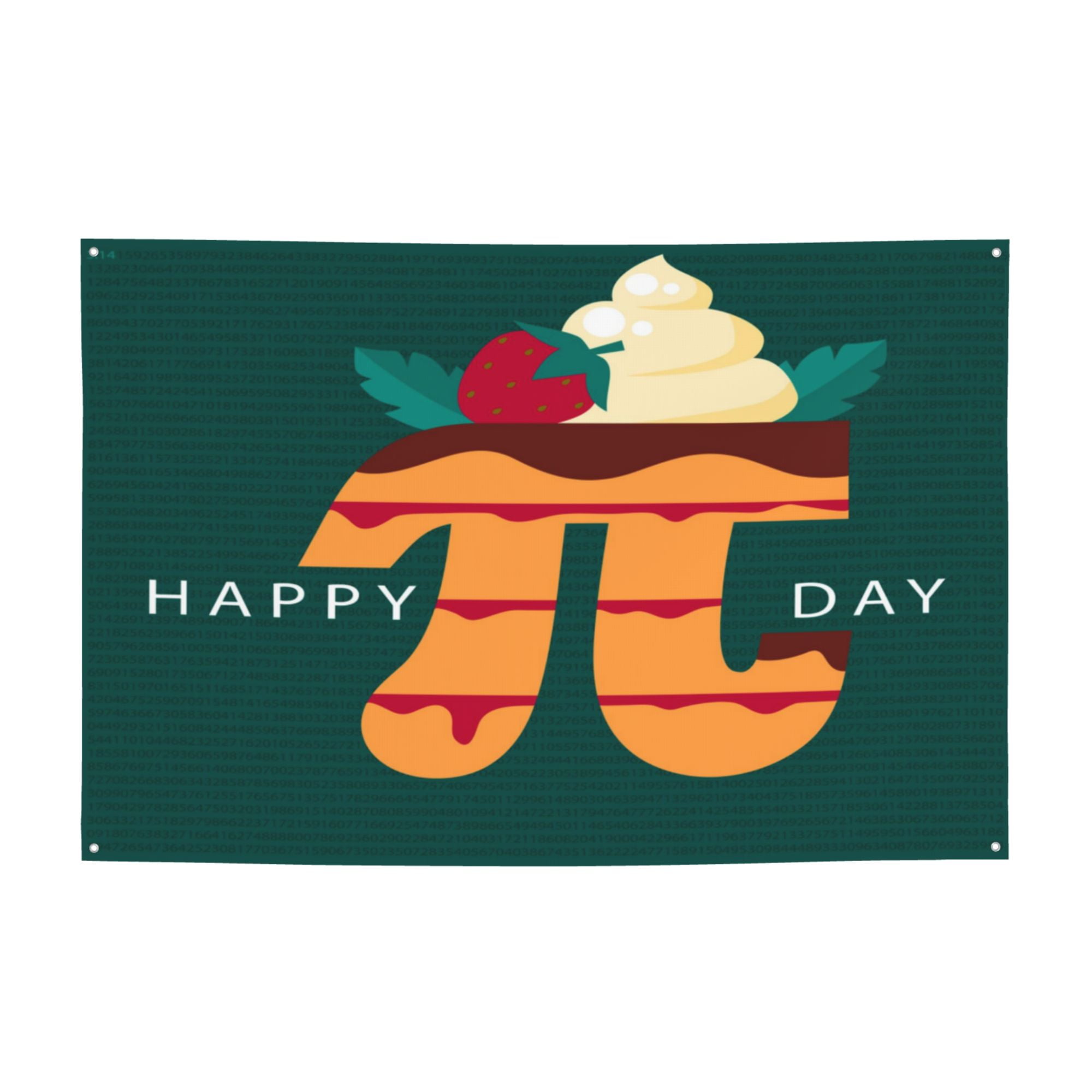 Funny Pi Day Spiral Pi Math 3.14 Holiday Banner 47*71 Inches Yard ...