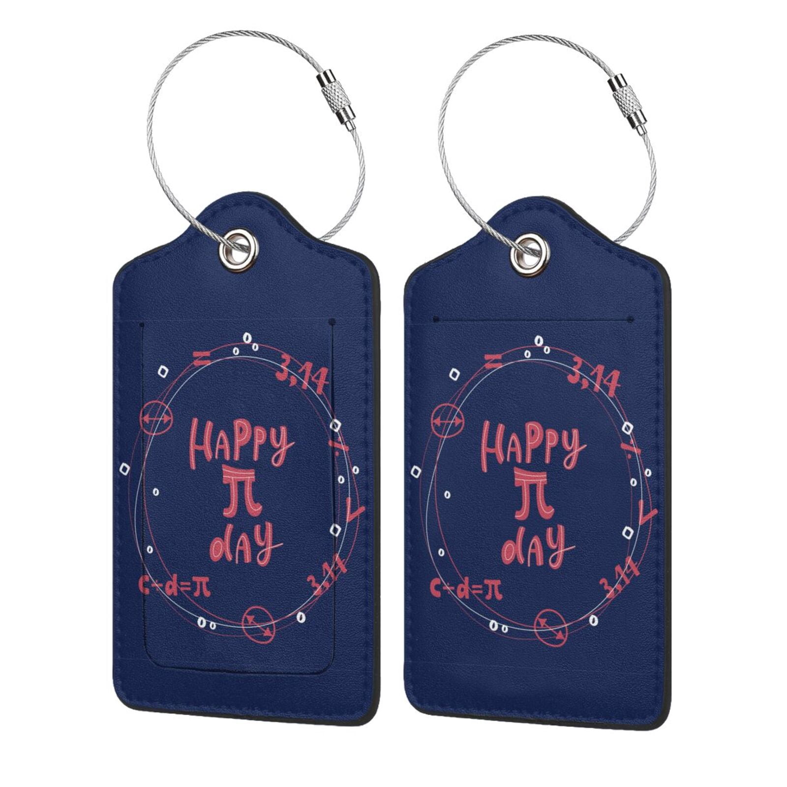 Funny Pi Day Spiral Pi Math 3.14 Luggage Tags for Suitcase Tags ...