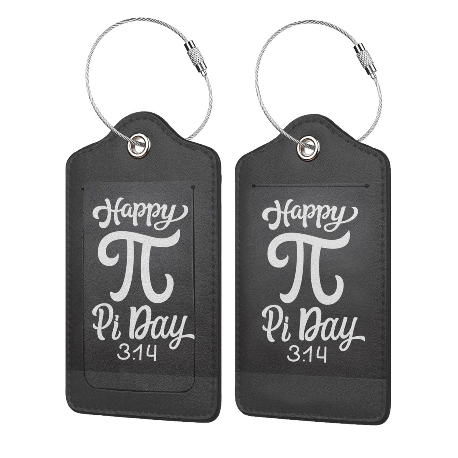 Funny Pi Day Spiral Pi Math 3.14 Luggage Tags for Suitcase Tags ...
