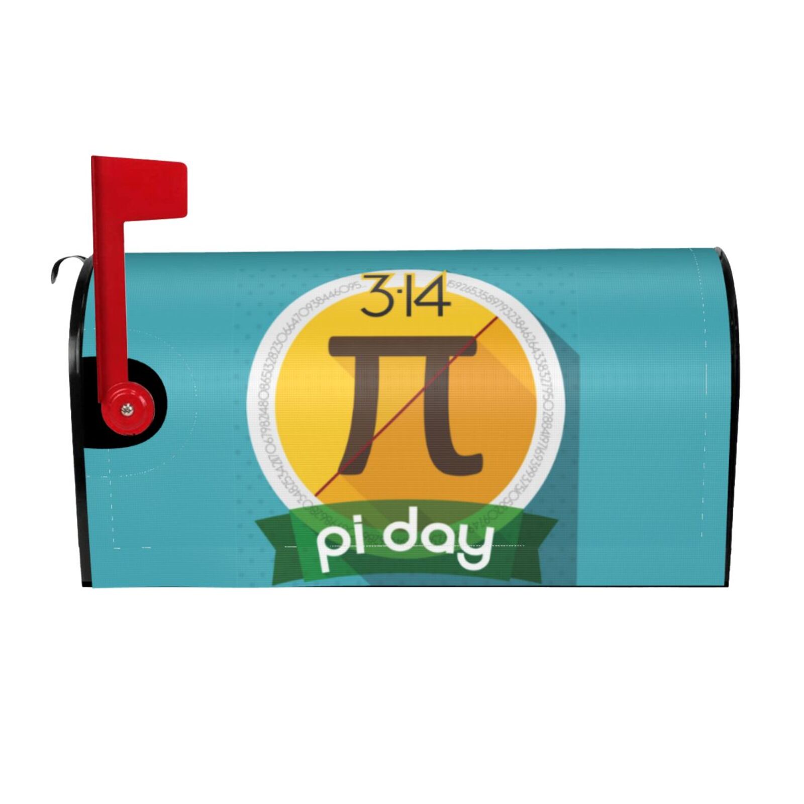 Funny Pi Day Spiral Pi Math 3.14 Magnetic Mailbox Cover Post Box For ...