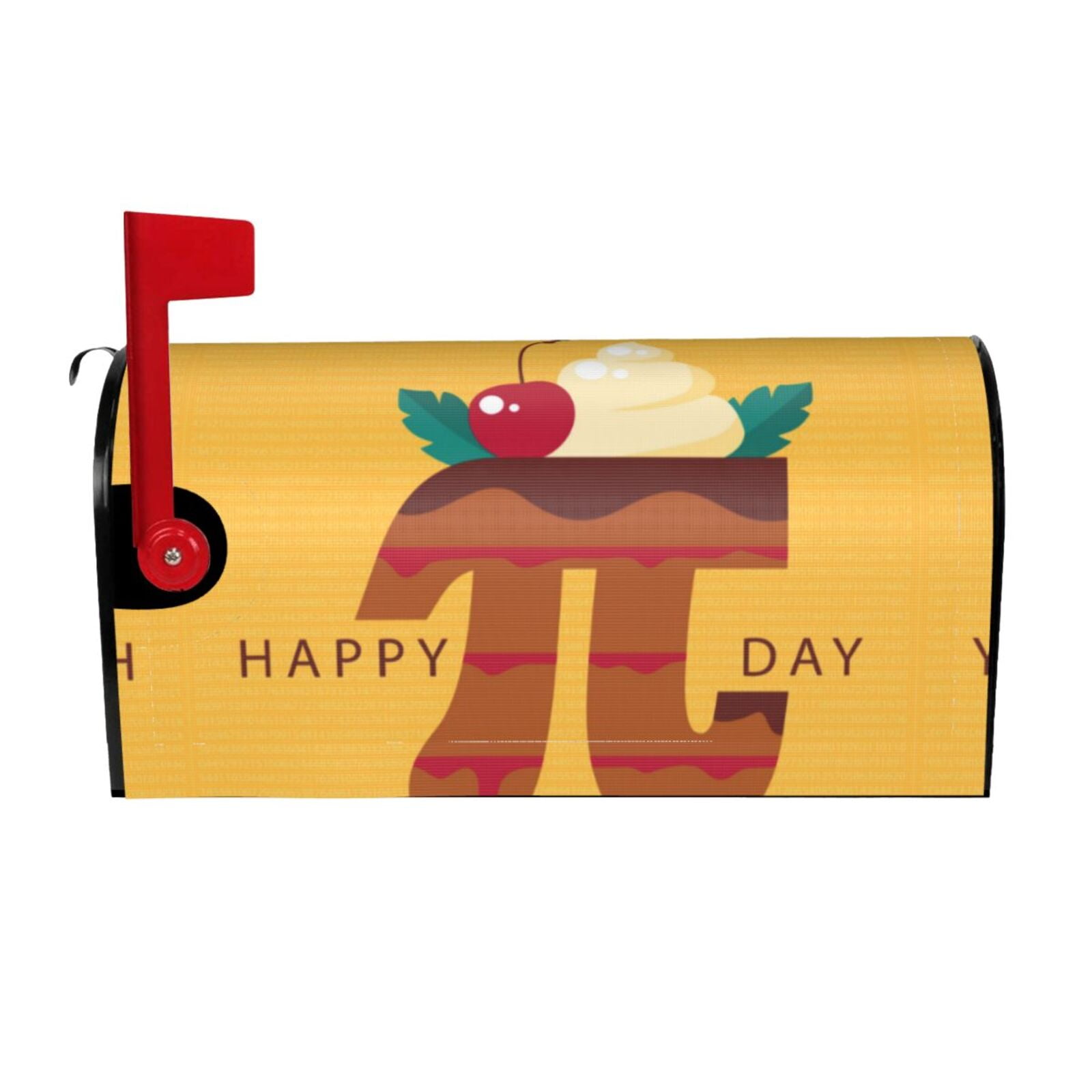 Funny Pi Day Spiral Pi Math 3.14 Magnetic Mailbox Cover Post Box For ...