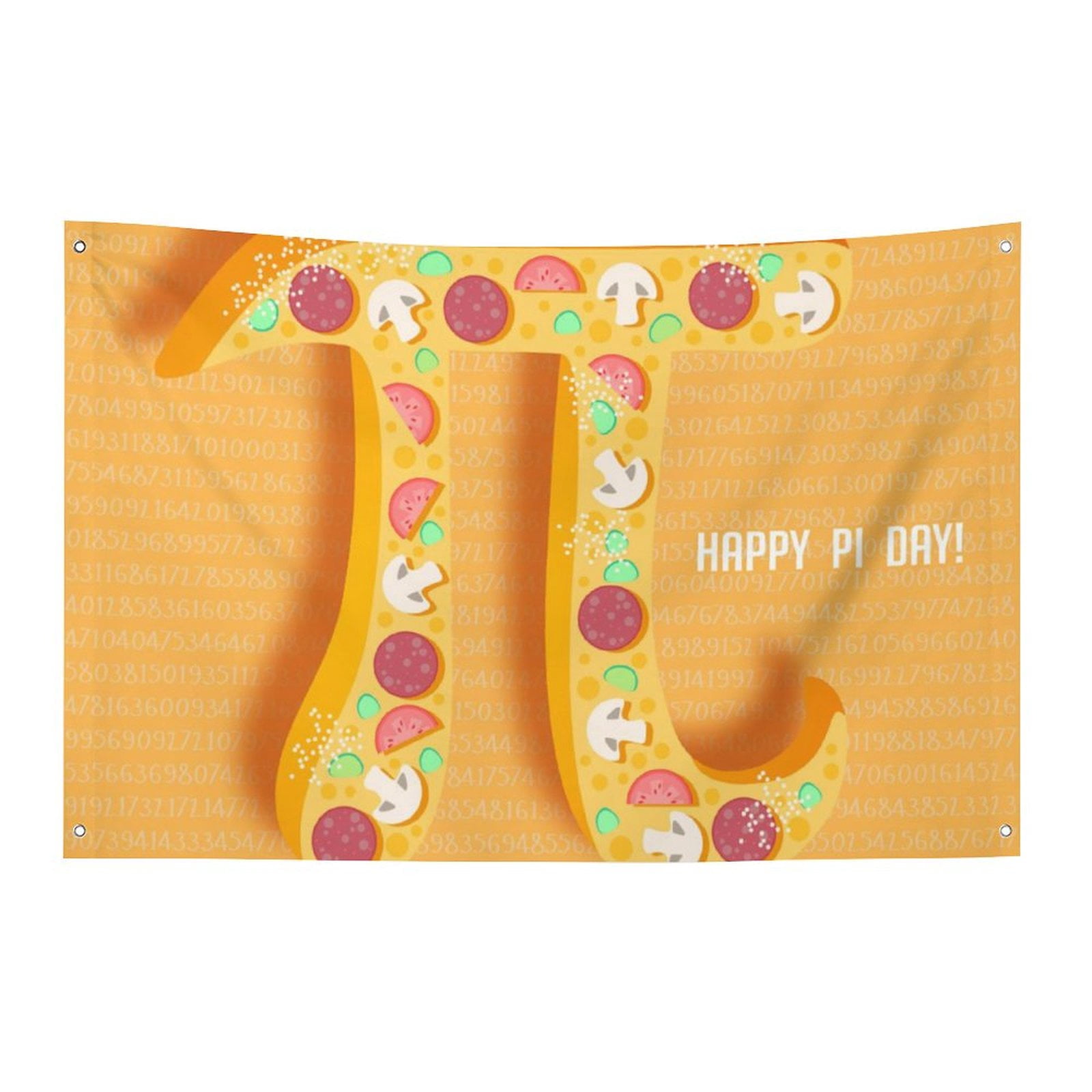 Funny Pi Day Spiral Pi Math 3.14 Tapestry Banner Backdrop Flag ...