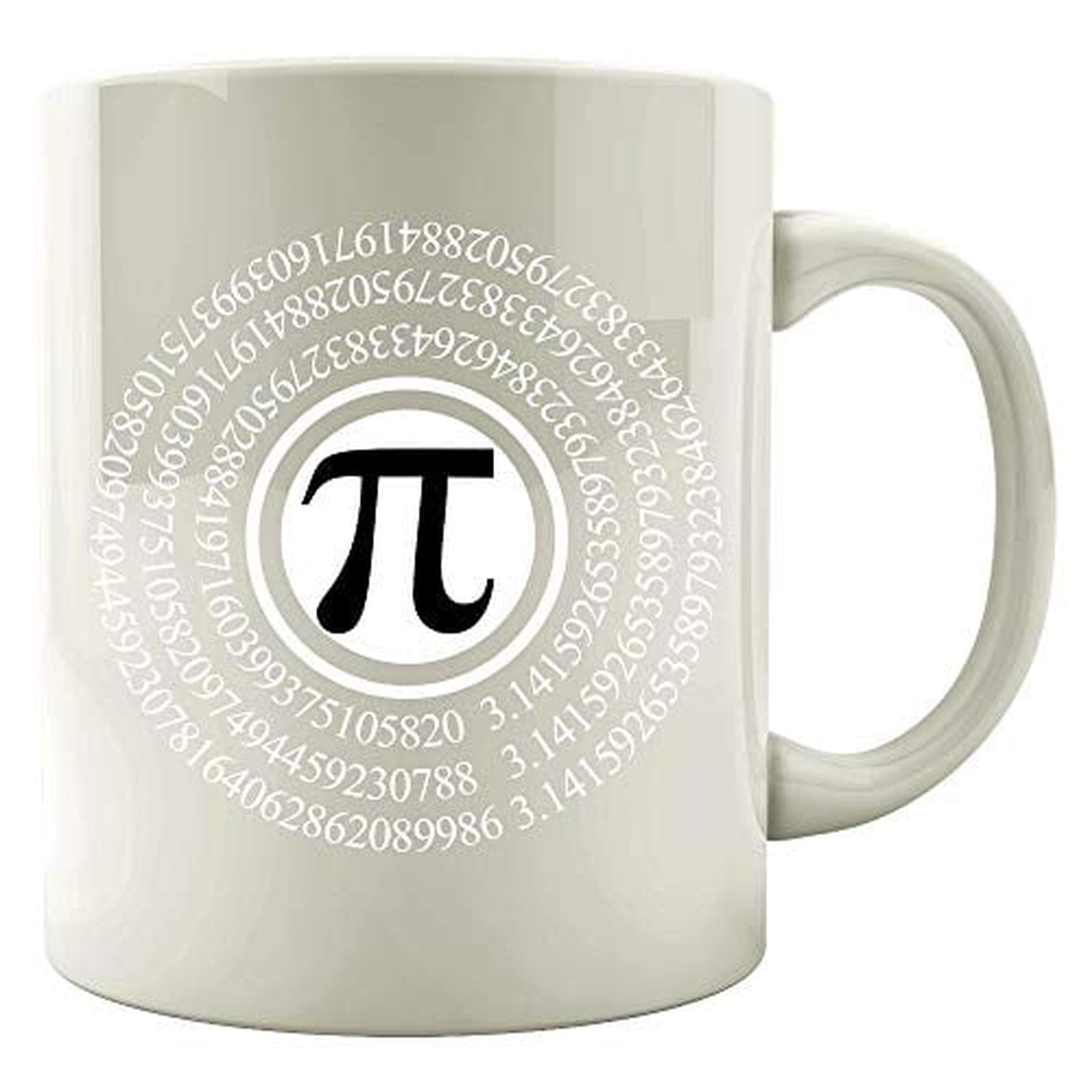 Pi 11 oz Coffee Mug - Math Numbers Ratio Humor White Ceramic Gift ...