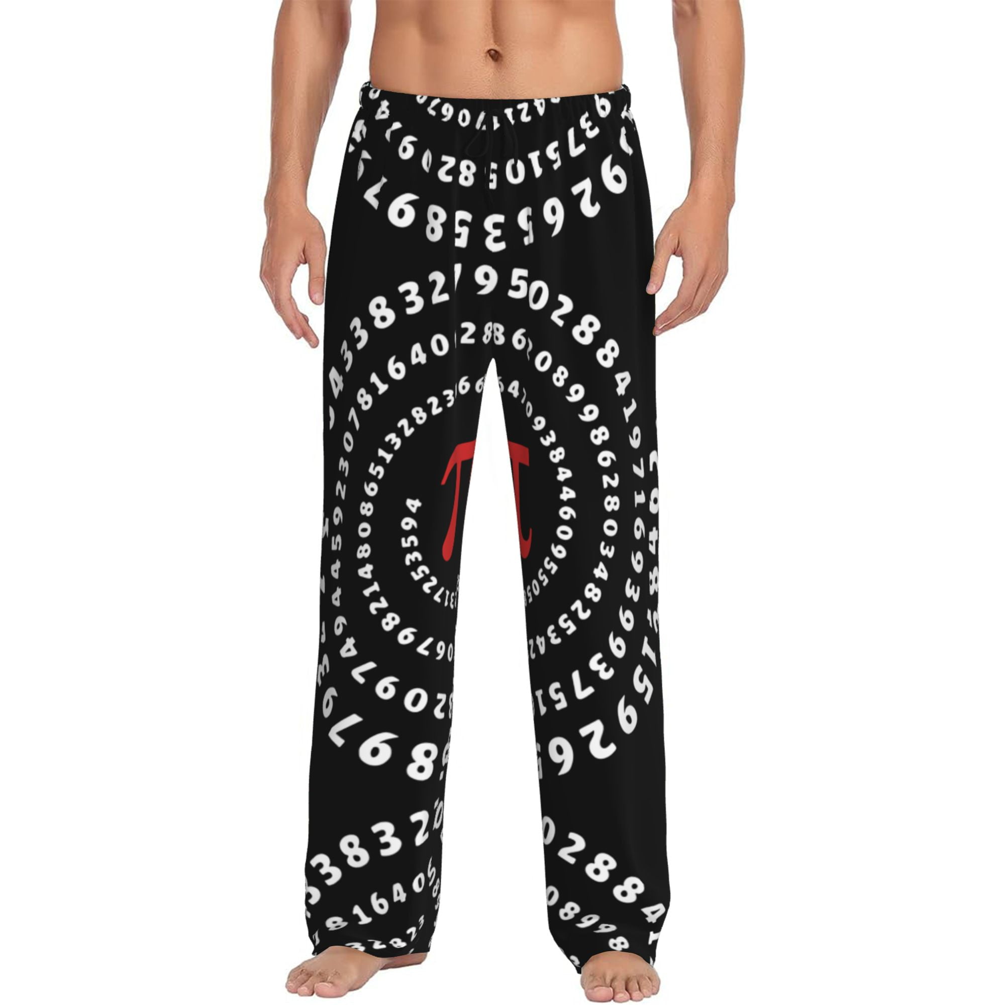 Funny Pi Spiral Circumference Mathematics Men'S Pajama Pants,Soft Lounge Pajama Pants - Walmart.com