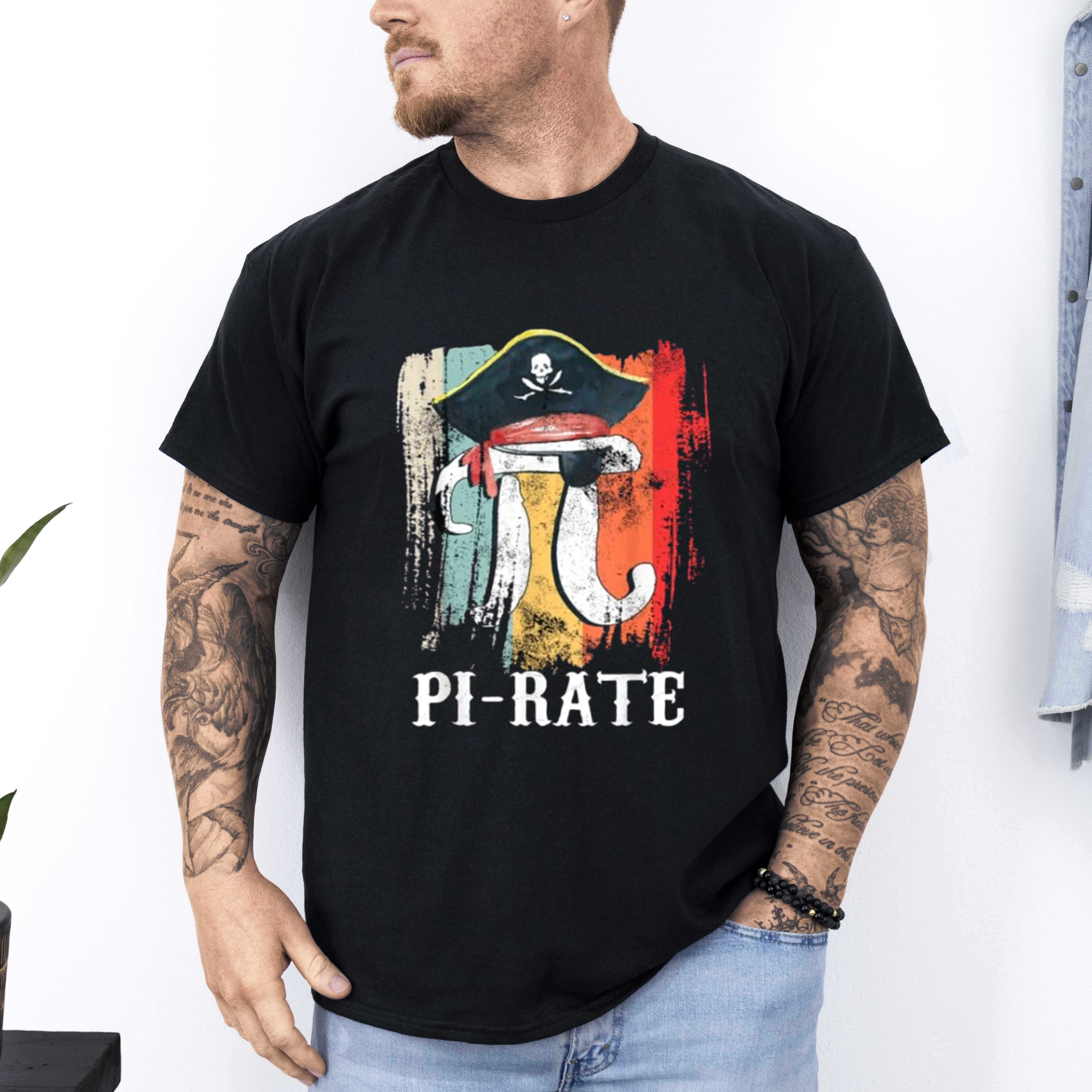 Funny Pi-rate Shirt/Sweatshirt/Hoodie Happy Pi Day Math Geek Pirate ...
