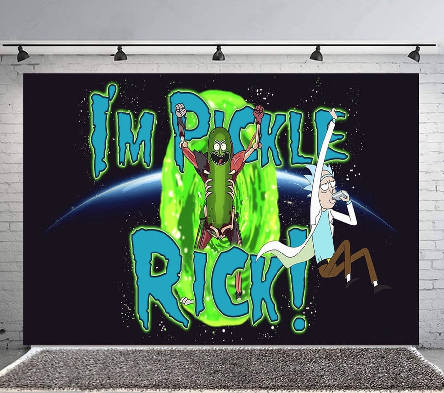 Funny Pickle Backdrop Banner Party Supplies Poster Movie Theme ...