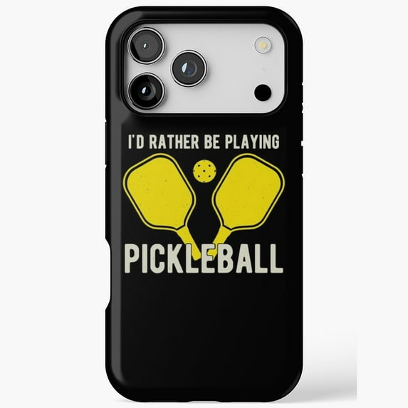 Funny Pickleball Sport Paddle Case for iPhone 11 12 13 14 15 16 17 Pro ...