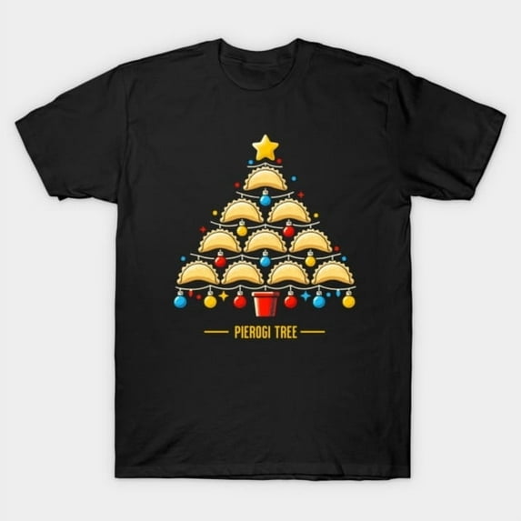 Funny Pierogi Tree Christmas Tree Xmas Tree Polonia Holiday Artwork ...