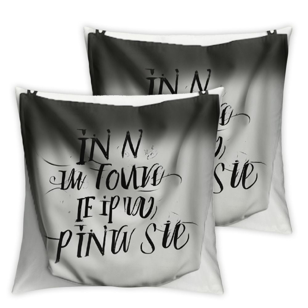 Funny Pillowcase, Everything's Fine - Positive Cushion Cover，Throw ...