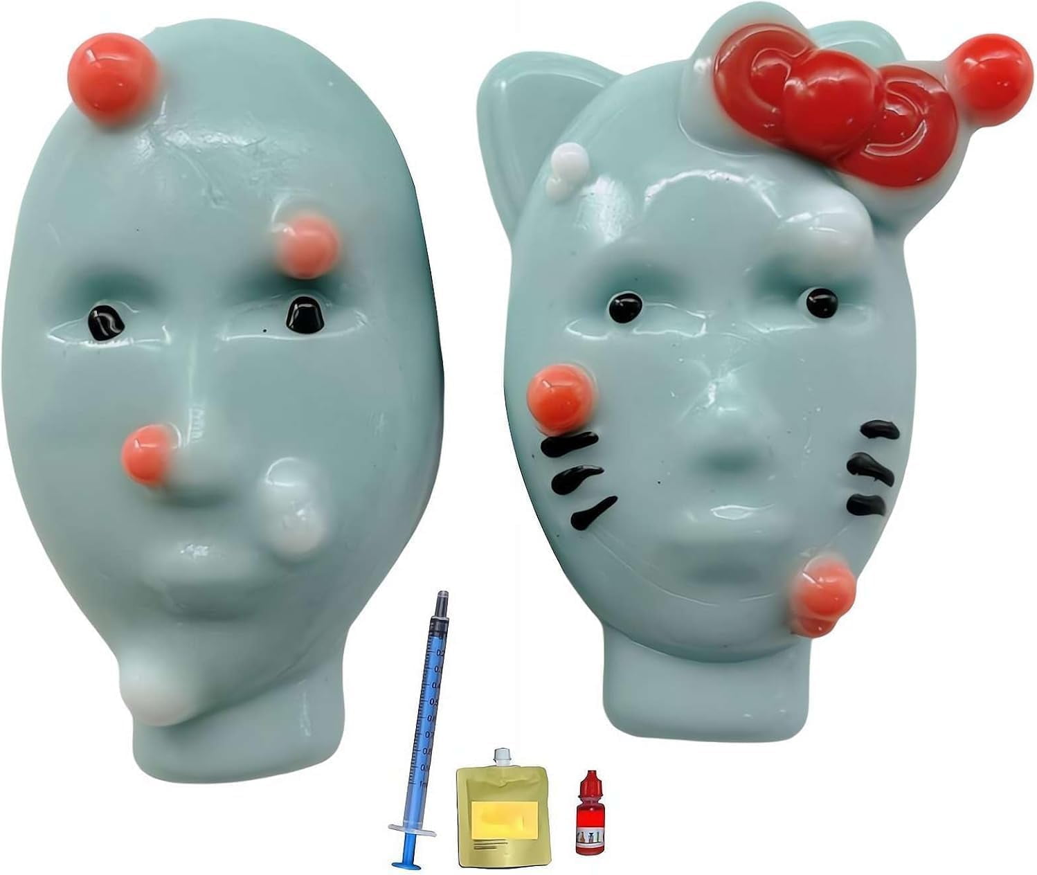 Funny Pimple Popper Toy, Weird Alien Pimple Popping with Acne Filler ...