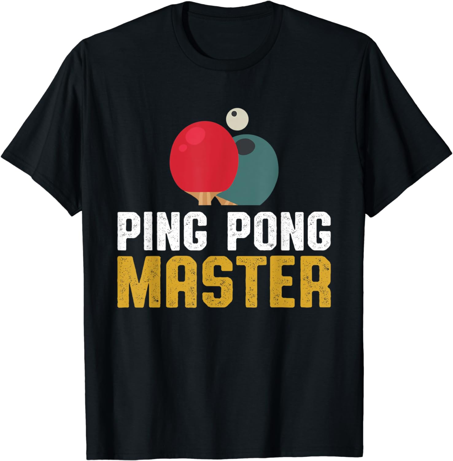 Funny Ping Pong Master Table Tennis Lovers Players T-Shirt - Walmart.com
