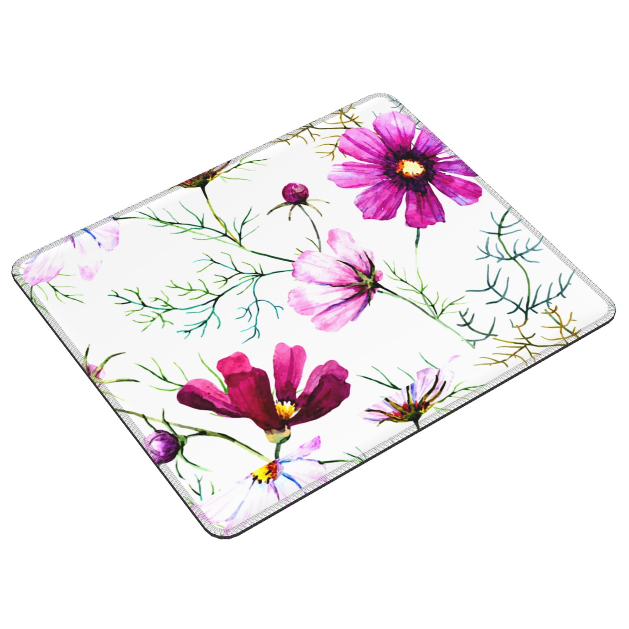 Funny Pink And White Flowers Wild Flowers Pads for Wireless Mouse ...
