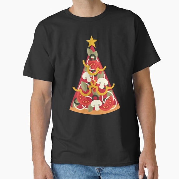 Funny Pizza On Earth Pun For Vegetarian Vegan Christmas Holiday Foodie ...