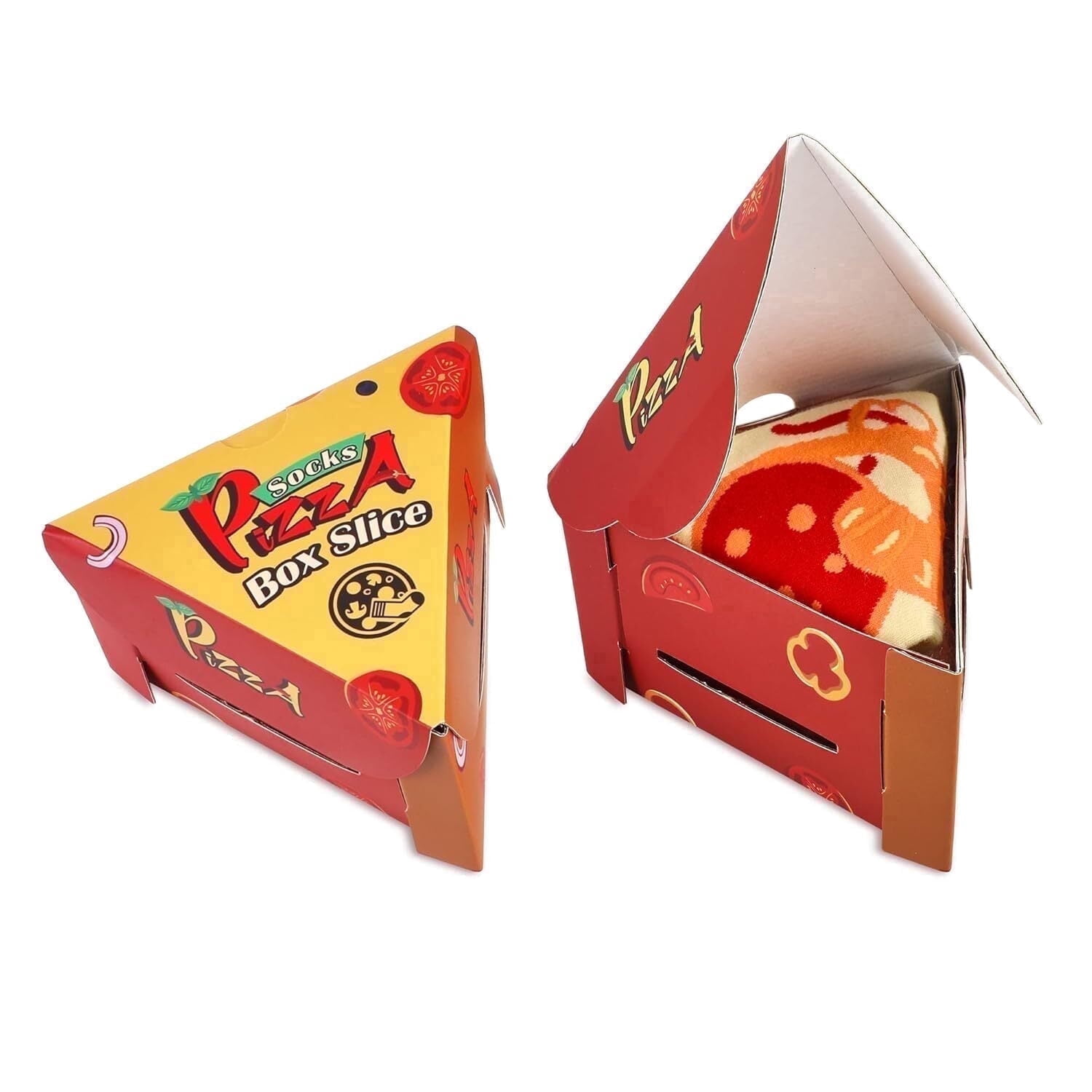 Funny Pizza Socks Box for Men Dad Women Teen Boys - Pizza Lovers Gifts ...
