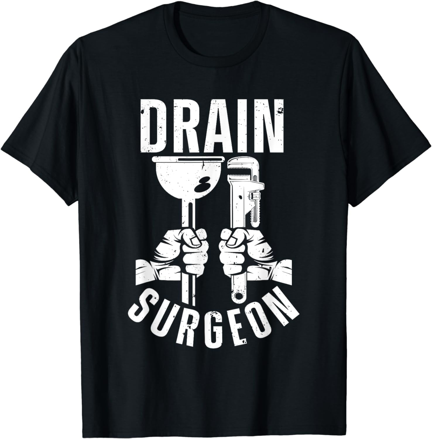 Funny Plumber Art For Men Women Plumbing Steamfitter Tools T-Shirt ...