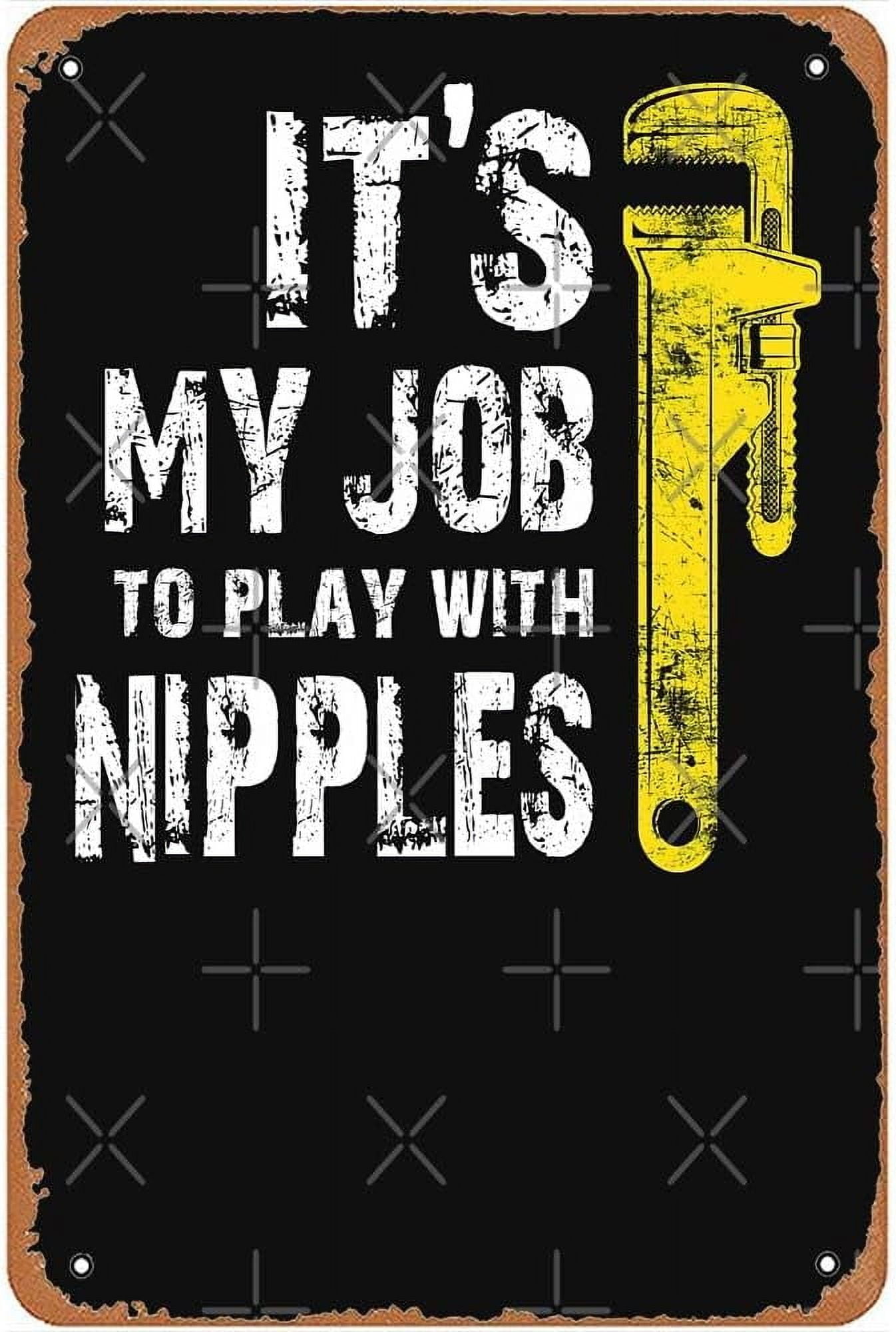 Funny Plumber Plumbing Pipefitter Drain Surgeon Distressed Metal Tin ...