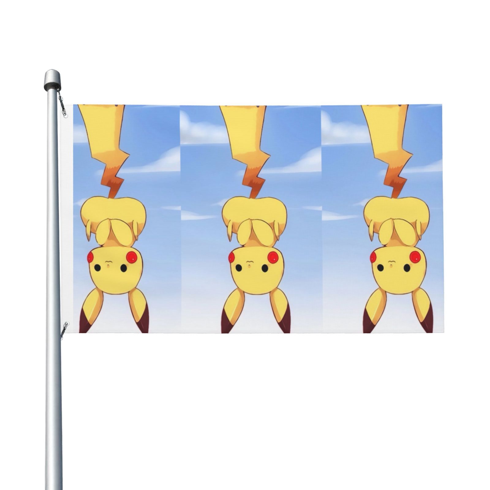 Funny Pokemon-Pikachu 3x5ft Face Flag Fade Proof Holiday Fall Flag ...