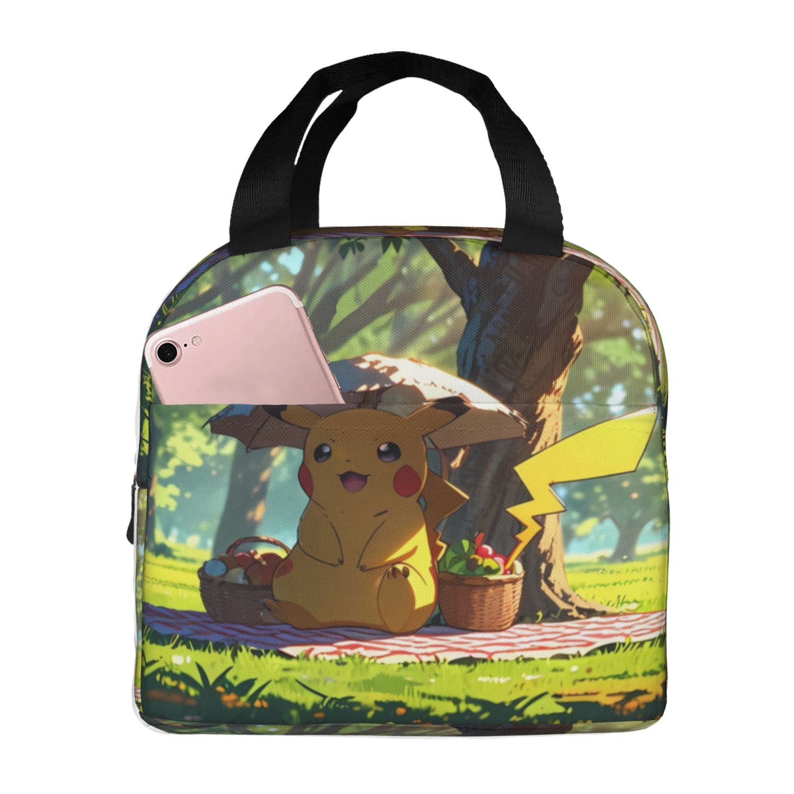 Funny Pokemon Pikachu Lunch Box for Women & Men Adult Insulated Lunch ...