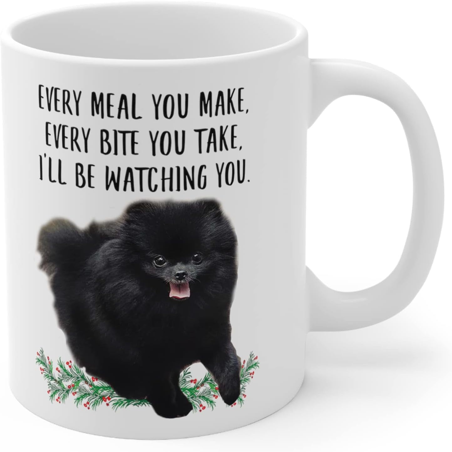 Funny Pomeranian Black Gifts For Women Mother's Day 2025 Every Meal You ...