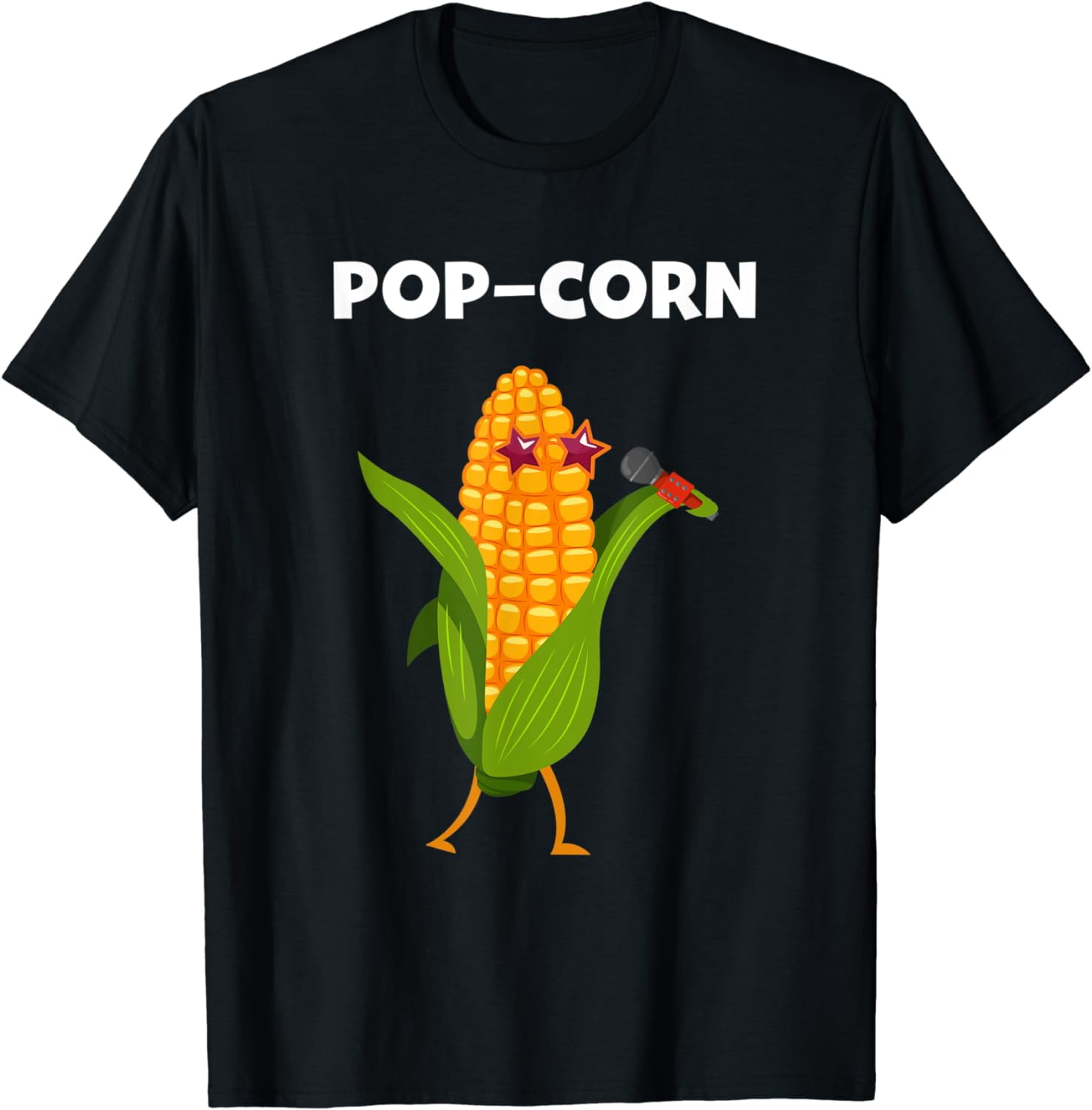 Funny Pop Corn T-Shirt - Walmart.com