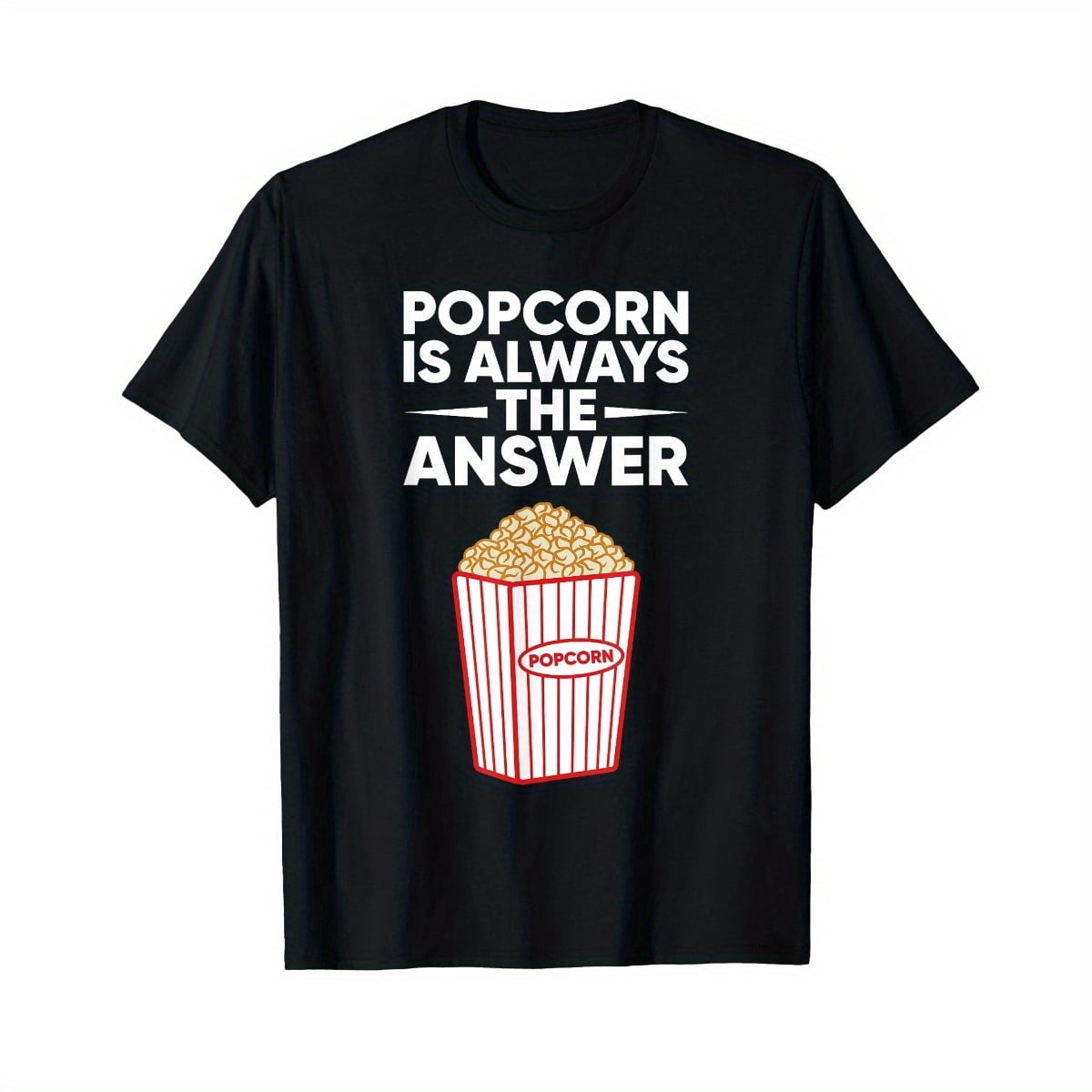 Funny Popcorn Design For Kids Men Women Corn Popcorn Maker T-Shirt ...