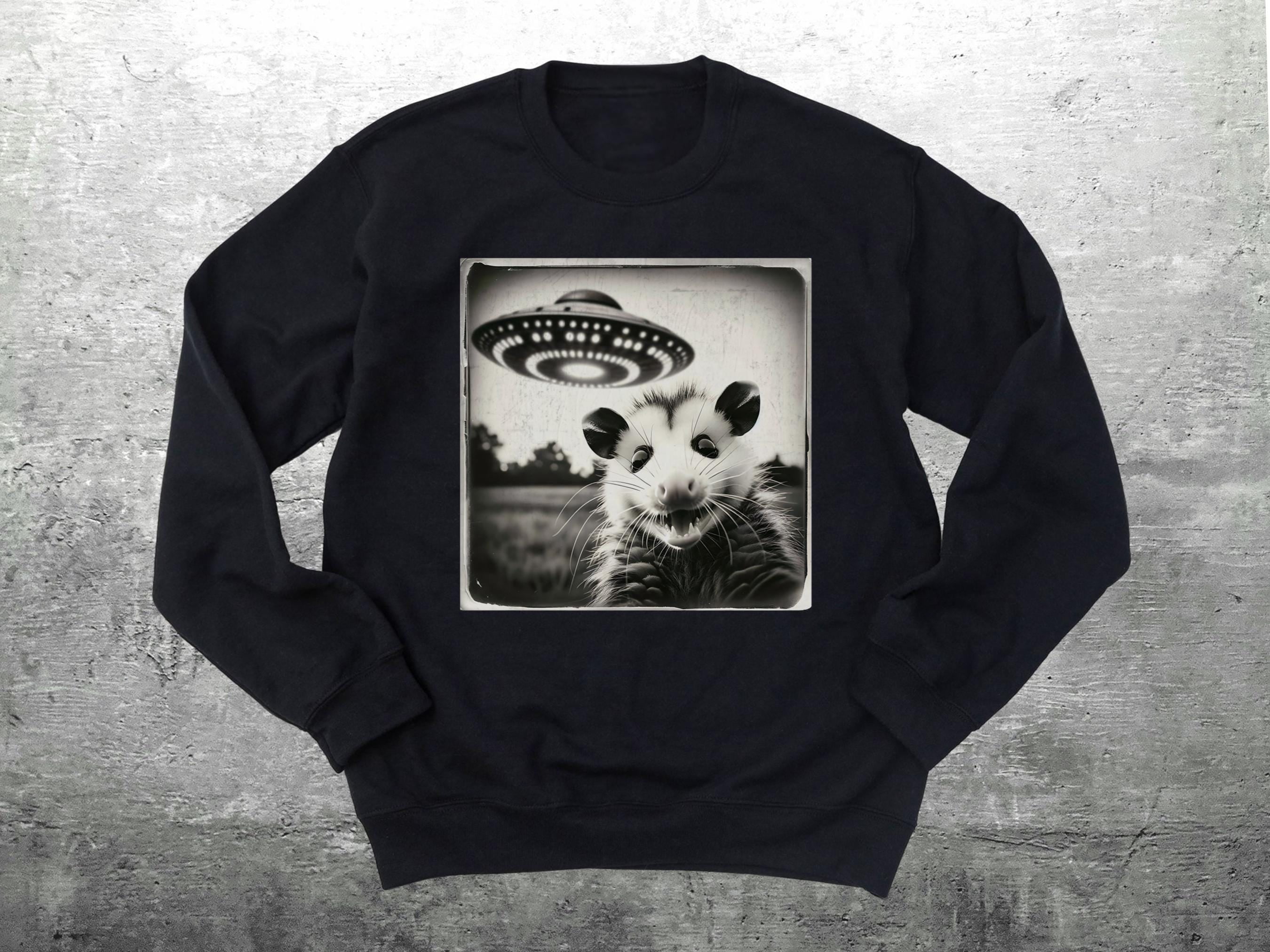 Funny Possum T-Shirt, Opossum Selfie Picture, UFO, Weird Funny Animal ...