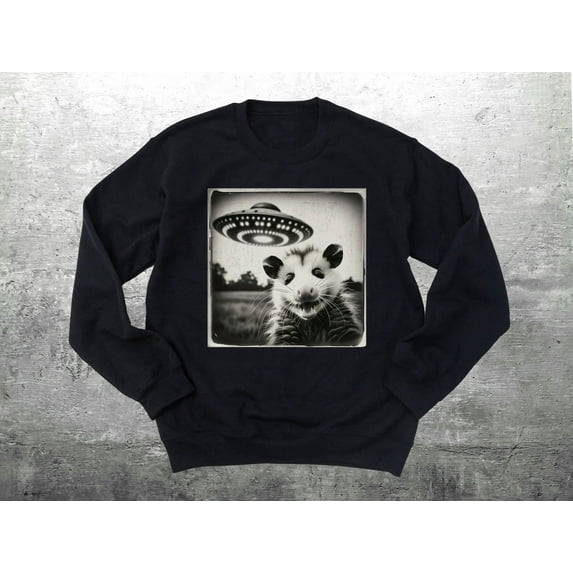 Funny Possum T-Shirt, Opossum Selfie Picture, UFO, Weird Funny Animal ...