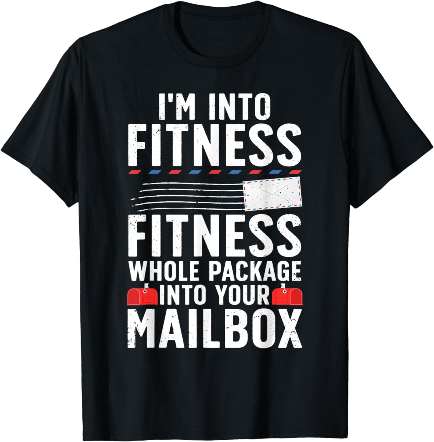 Funny Postal Worker Design For Men Women Mail Postal Worker T-Shirt ...