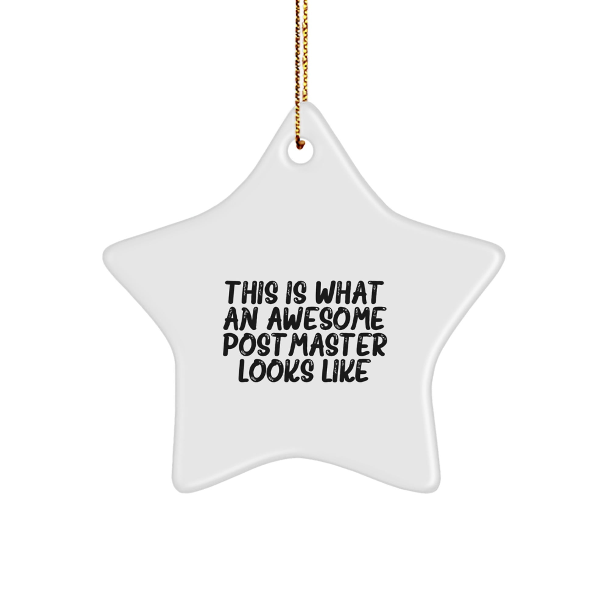 Funny Postmaster Gifts from Men to Women Funny Star Ornament This Is ...