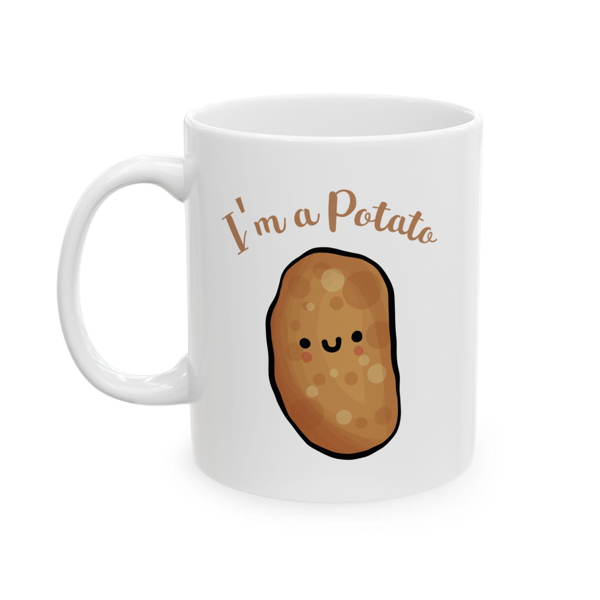 Funny Potato Coffee Mug - Cute Kawaii Design for Food Lovers - Gift for ...