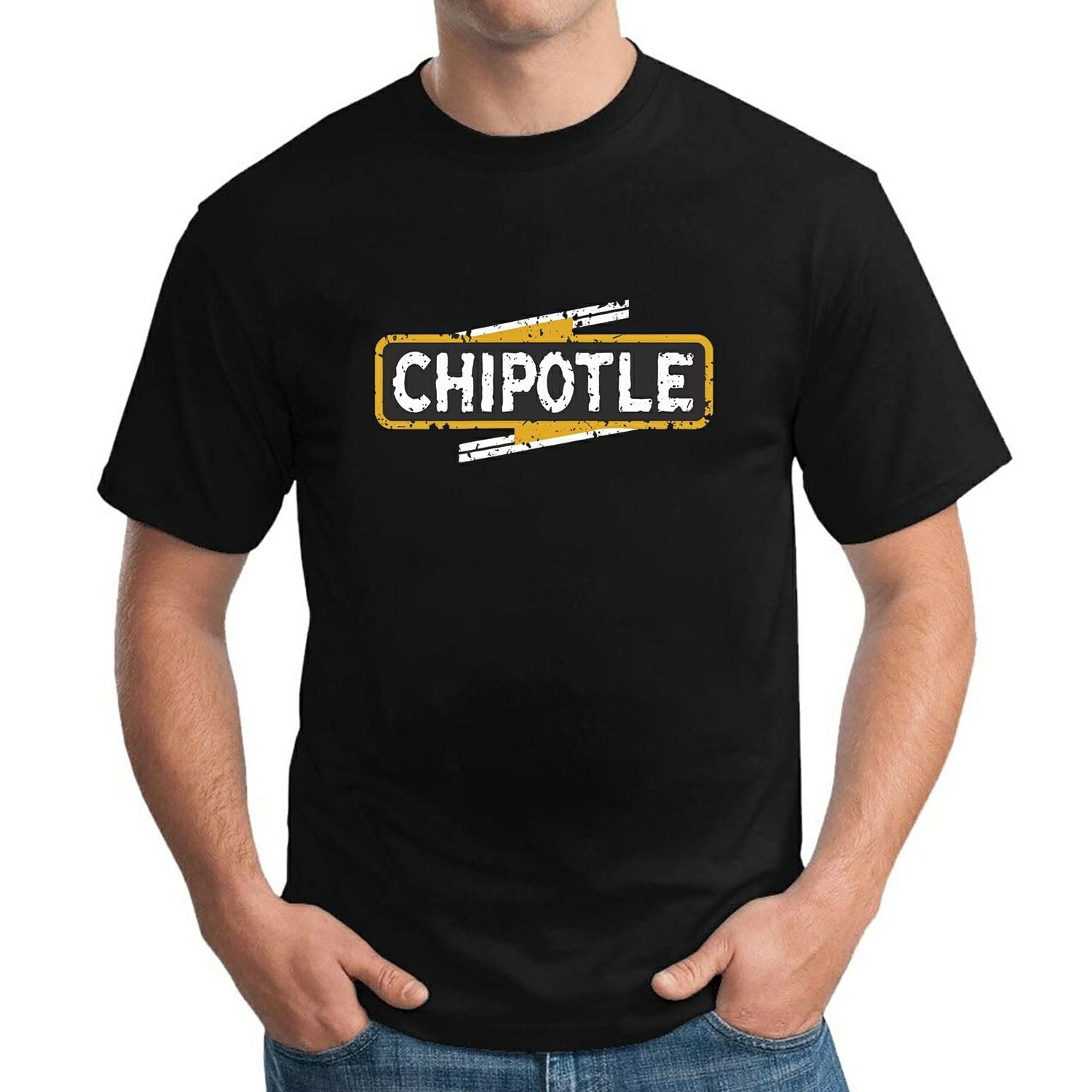 Funny Powered By Chipotle Design Chili Pepper Birthday Gift Mens T ...