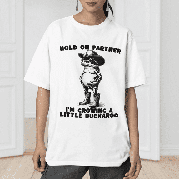 Funny Pregnancy Announcet S1Hirt, Western Frog S1Hirt, Pregnancy Reveal ...