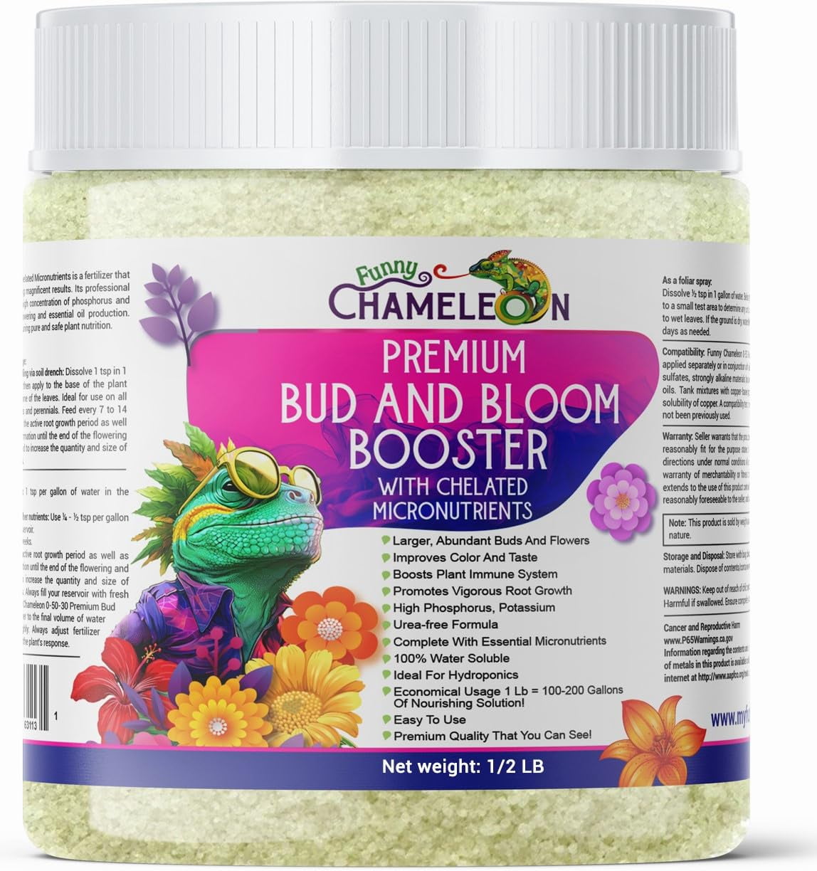 Funny Premium Bud and Bloom Booster with Chelated Micronutrients for ...
