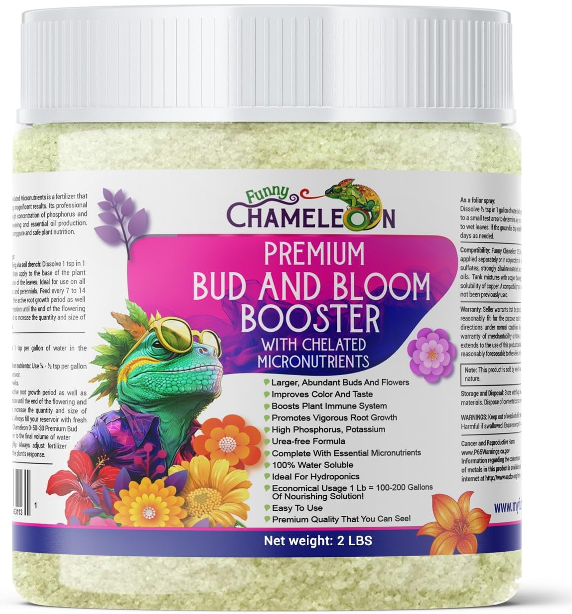 Funny Premium Bud and Bloom Booster with Chelated Micronutrients for ...